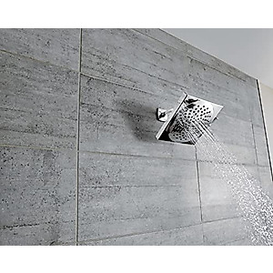 Moen Velocity Chrome Two-Function 8-1/2 Inch Diameter Spray Rainshower Showerhead, S6345