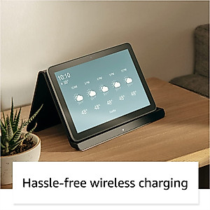 All-new Amazon Fire HD 8 Plus tablet, 8” HD Display, 32 GB, 3GB RAM, 30% faster processor, and Made for Amazon Wireless Charging Dock, (2022 release), Gray