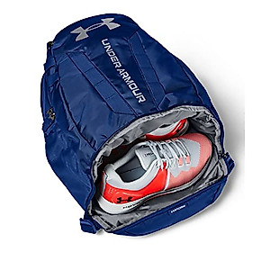 Under Armour unisex-adult Hustle 5.0 Backpack , Royal (400)/Silver , One Size Fits All