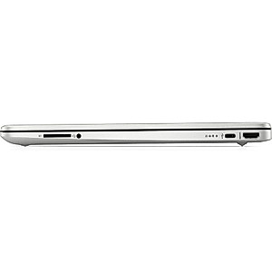 HP 15.6 Inch Touchscreen Laptop Notebook Intel Pentium Gold 7505 8GB DDR4 RAM 256GB SSD Backlit Numeric Keypad Windows 11 Home S HDMI USB-C SD Card Reader Natural Silver Computer 15-dy2005tg (Renewed)