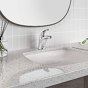 American Standard 7075100.002 Colony Pro Single-Handle Bathroom Faucet with Metal Pop-Up Drain, 1.2 GPM, Polished Chrome