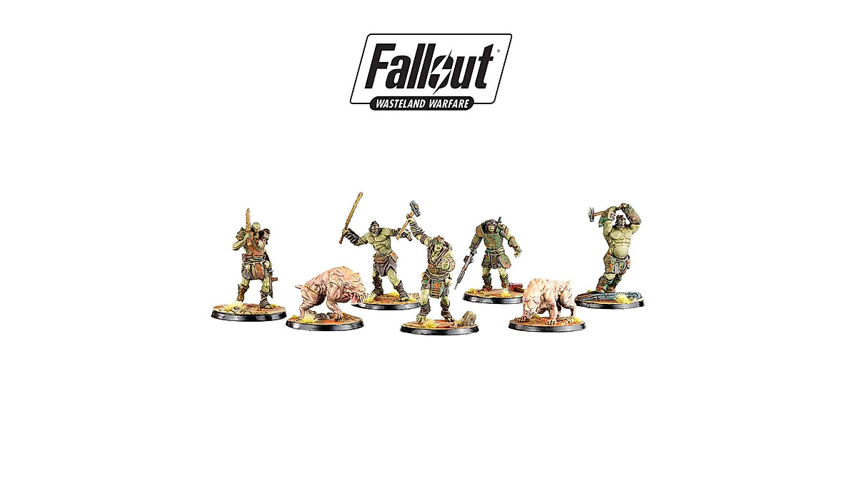 Fallout Wasteland Warfare Super Mutants Core Set | Miniatures & RPG Game