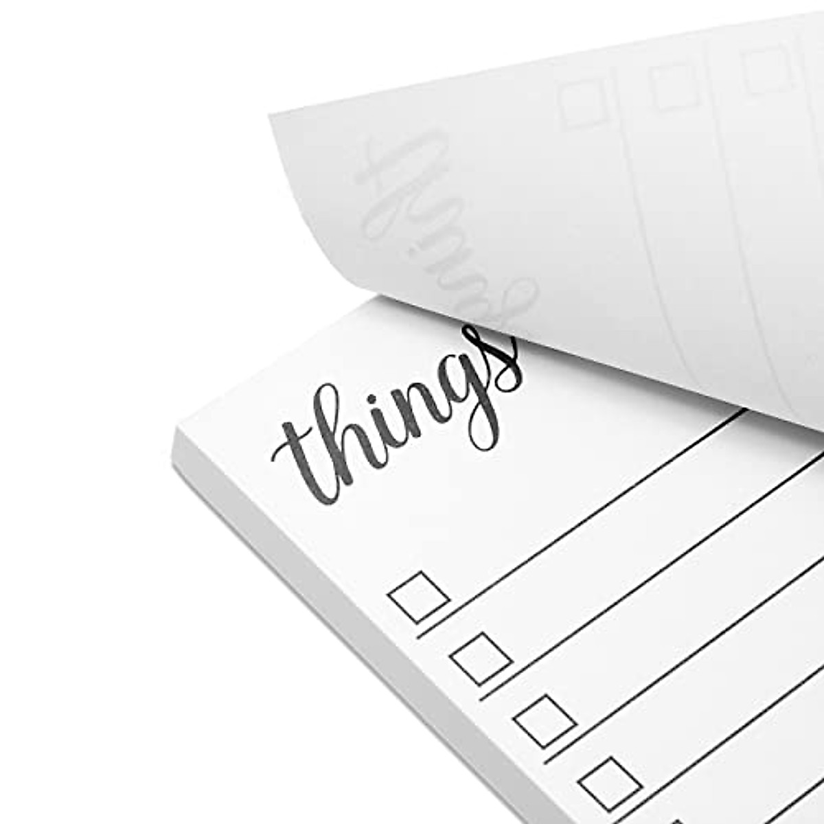 6-Pack Grocery List Magnet Pad for Fridge, To-Do Planner, Things To Buy, Things To Do Shopping Notepad for Locker, Filing Cabinet, Appointment Reminders, Meal Plans (3.5x9 in)