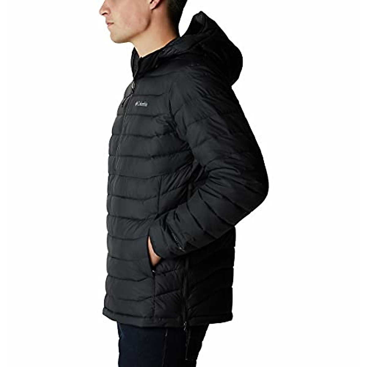 Columbia Men's Powder Lite Anorak, Black, Large