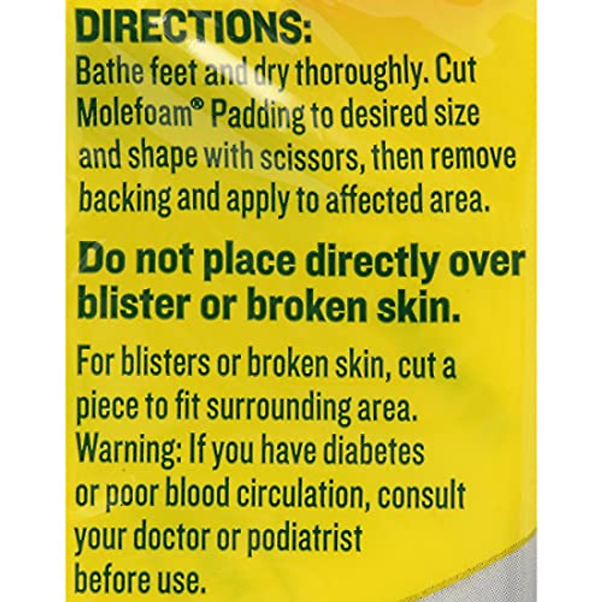 Dr. Scholl's Molefoam Padding 2 Each (Pack of 5)