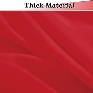 10x10FT Red Backdrop Curtains for Party, 2 Panels 5x10FT Thick Polyester Backdrop Drapes, Wrinkle Resistant Photography Background Drapes for Wedding Birthday Home Decoration