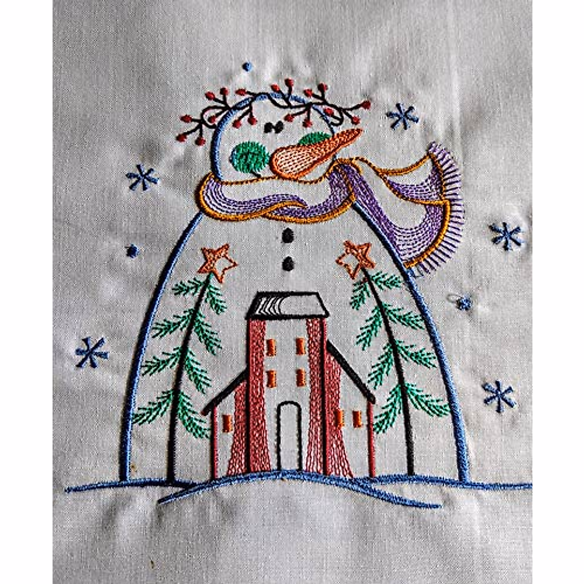 Quilt Kit Country Christmas/Pre Cut Ready to Sew/Finished Embroidery