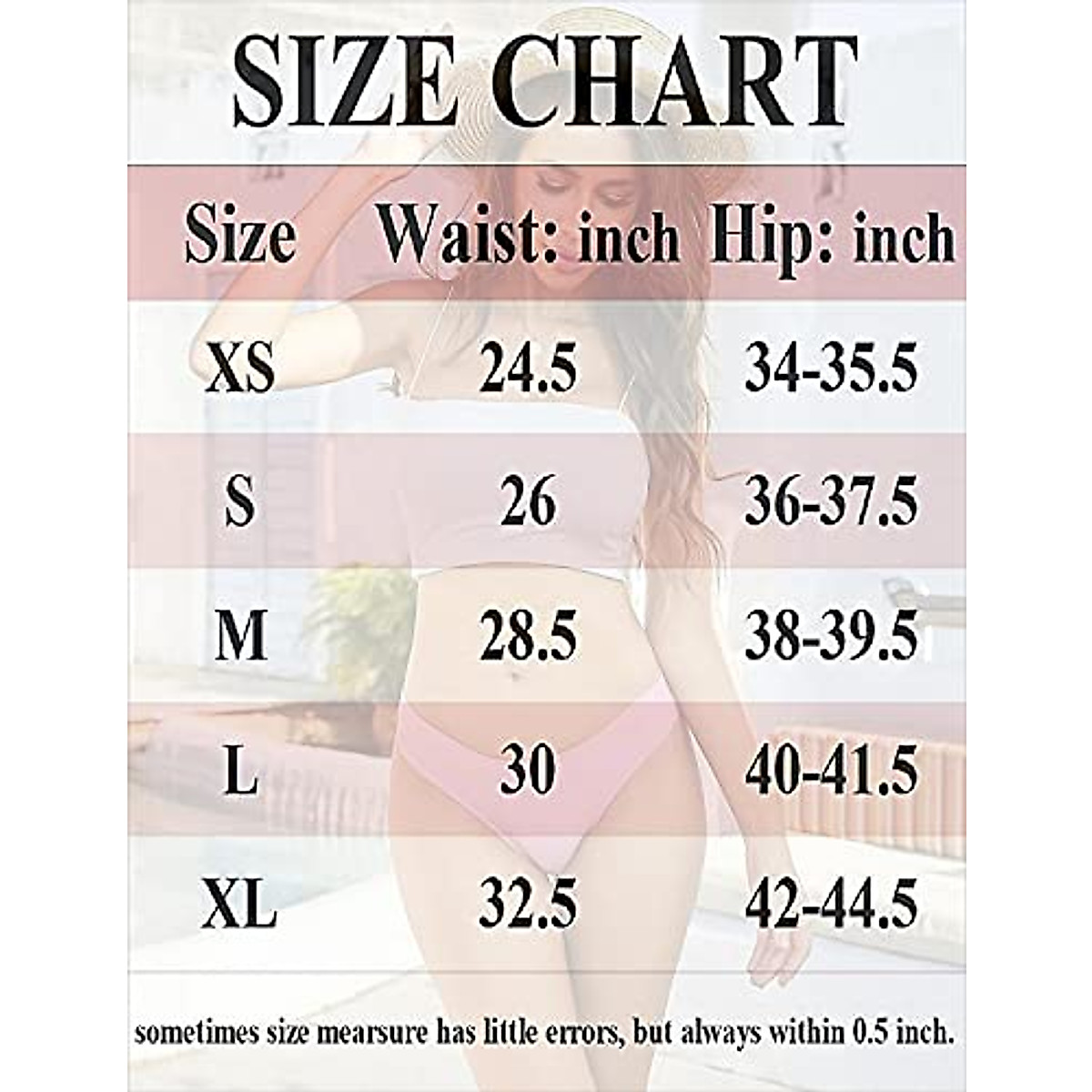 Caterlove Women's Seamless Underwear No Show Stretch Bikini Panties Silky Invisible Hipster 6 Pack (A, Small)