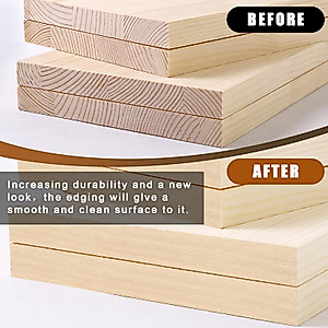 Birch Plywood Veneer Roll Wood Veneer Edge Banding,3/4 inch*25ft Edge Banding, Iron on with Hot Melt Adhesive, Flexible Wood Tape Sanded to Perfection. Easy Application Wood Edging