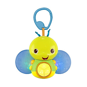 Bright Starts Beaming Buggie Take-Along Toy with Lights, Ages Newborn +