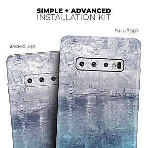 DesignSkinz Abstract Oil Painting Protective Vinyl Decal Wrap Skin Cover Compatible with The Samsung Galaxy S20 (Screen Trim & Back Glass Skin)