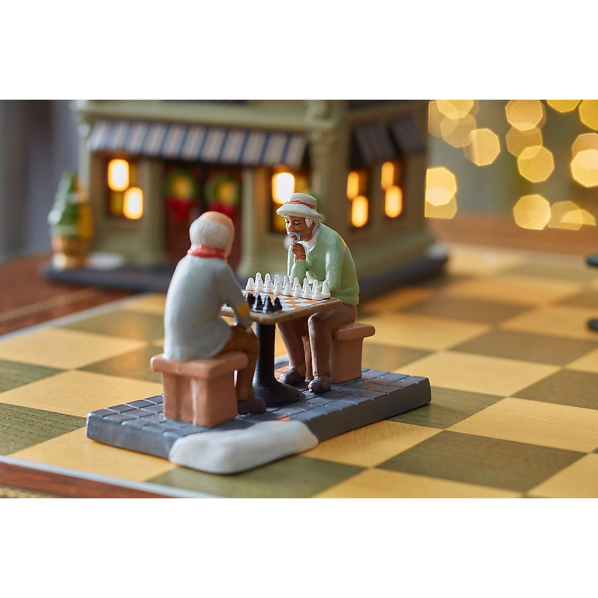 Department 56 Christmas in The City Village Accessories Perhaps The Queen's Gambit Figurine, 2.17 Inch, Multicolor