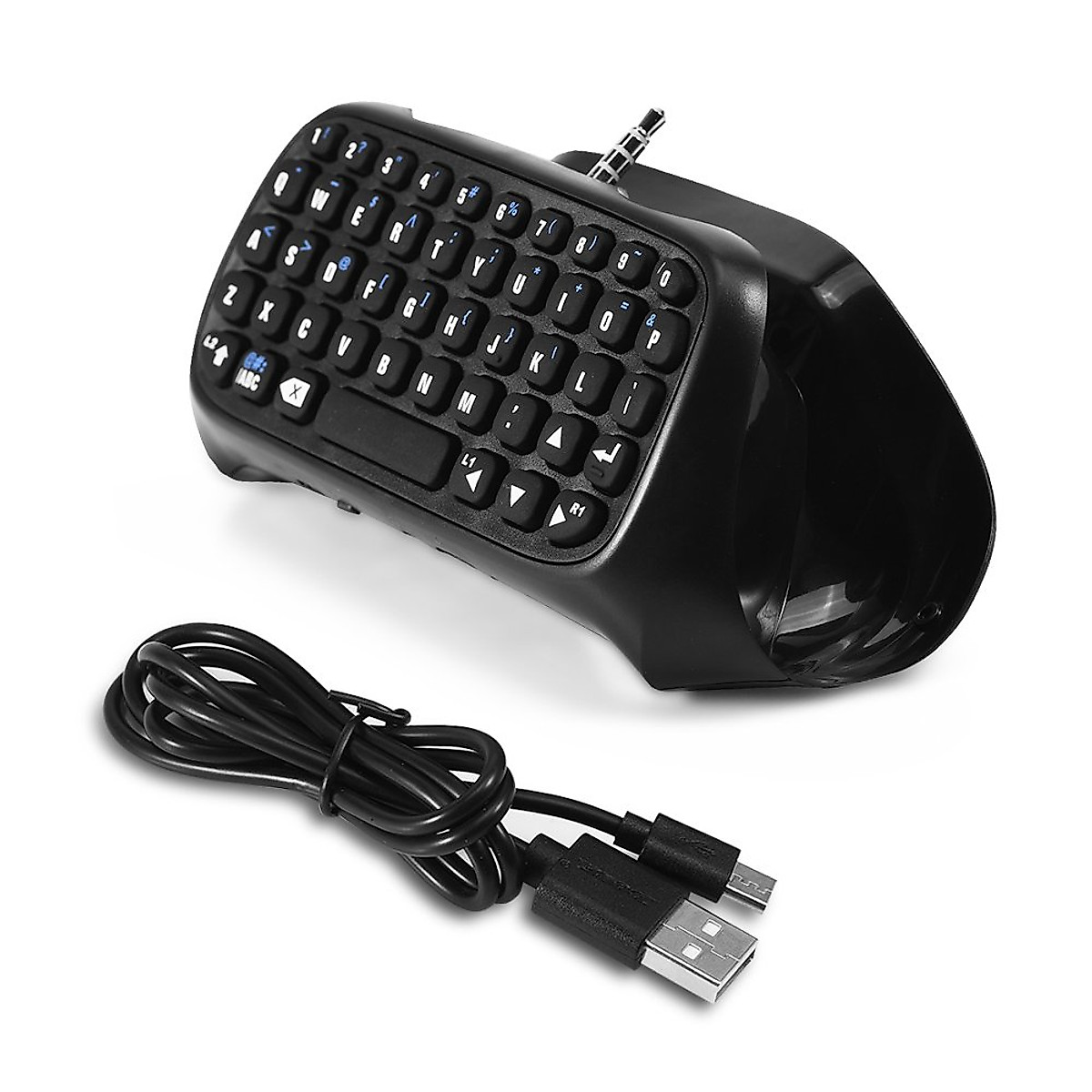 Ciglow Bluetooth Keyboard for PS4,Mini Gaming Keyboard Chatpad for PS4 Controller Easy to Operate