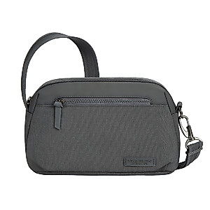 Travelon Anti-Theft Metro Dome Crossbody, Gray Heather