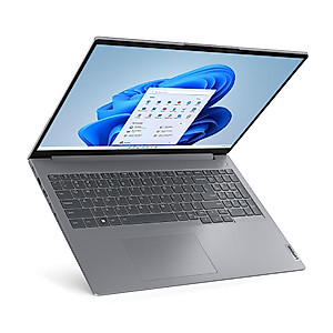 Lenovo ThinkBook 16 Gen 6 Business Laptop 16.0" Touchscreen IPS Display (10-Core Intel i7-1355U, 64GB RAM, 1TB PCIe SSD, Backlit KYB, FP Reader, Thunderbolt 4, WiFi 6, Win10P) w/Dockztorm Hub