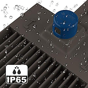 LEDMyplace 240W LED Pole Light with Photocell 3000K Universal Mount Bronze AC120-277V Dusk to Dawn - Parking Lot Lights