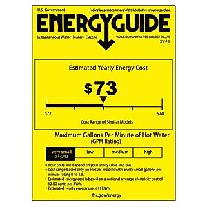 3000W Tankless Mini Hot Water Heater Under Sink 110V Thermostatic Washing Heating System with Remote Control Digital Display for Home Kitchen Bathroom (Black)