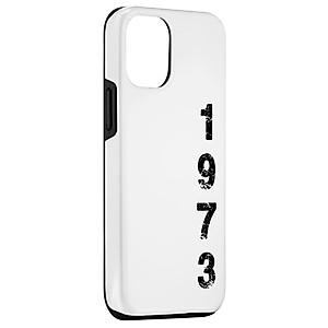 iPhone 13 Pro Roe Retro Distressed Text For Women Feminist White 1973 Case