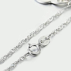 Hithop Silver Color Elegant Heart Pendant Necklace for Women Jewelry Accessories Gift Creative Design