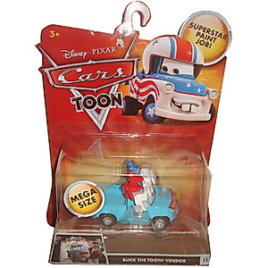 Disney / Pixar CARS TOON Oversized Die Cast Car Buck the Tooth Vendor