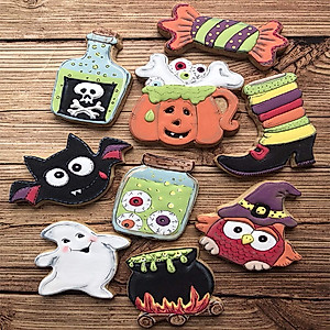 LILIAO Halloween Ghost Cookie Cutter - 3.6 x 3.7 inchess - Stainless Steel - By Janka