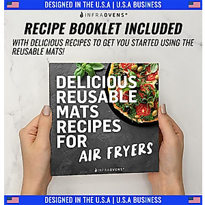 Air Fryer Rack Accessories for Ninja Foodi Smart XL 6-in-1 FG551 and Reusable Liner Accessory for Indoor Grill and Airfryer Cooking, Baking and Dehydrating, Stainless Steel, Paper Liner Replacement