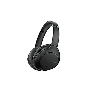 Sony Noise Cancelling Headphones WHCH710N: Wireless Bluetooth Over the Ear Headset with Mic for Phone-Call, Black