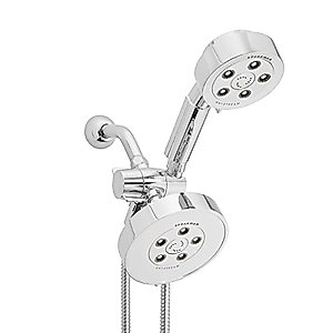 Neo Anystream VSR-233010 6-Spray Polished Chrome Dual Shower Head 2.5-GPM (9.5 LPM)