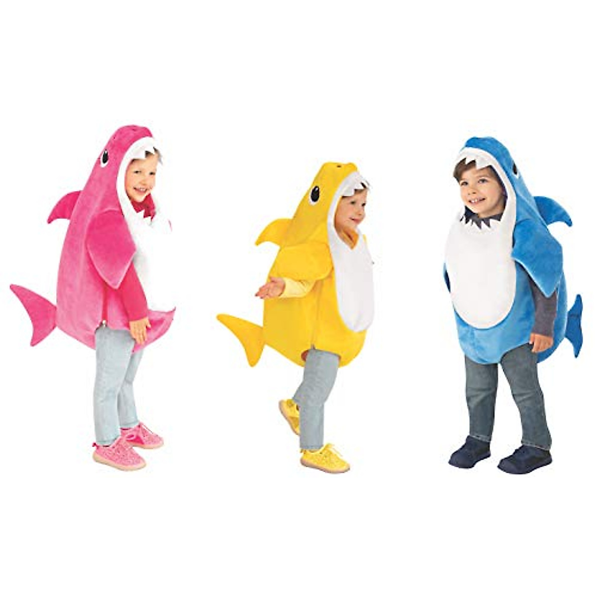 Rubie's unisex child Rubies Baby Shark With Sound Chip Costume, As Shown, Infant US
