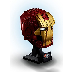 LEGO 76165 Marvel Super Heroes Iron Man Helmet, Collectible for Adults