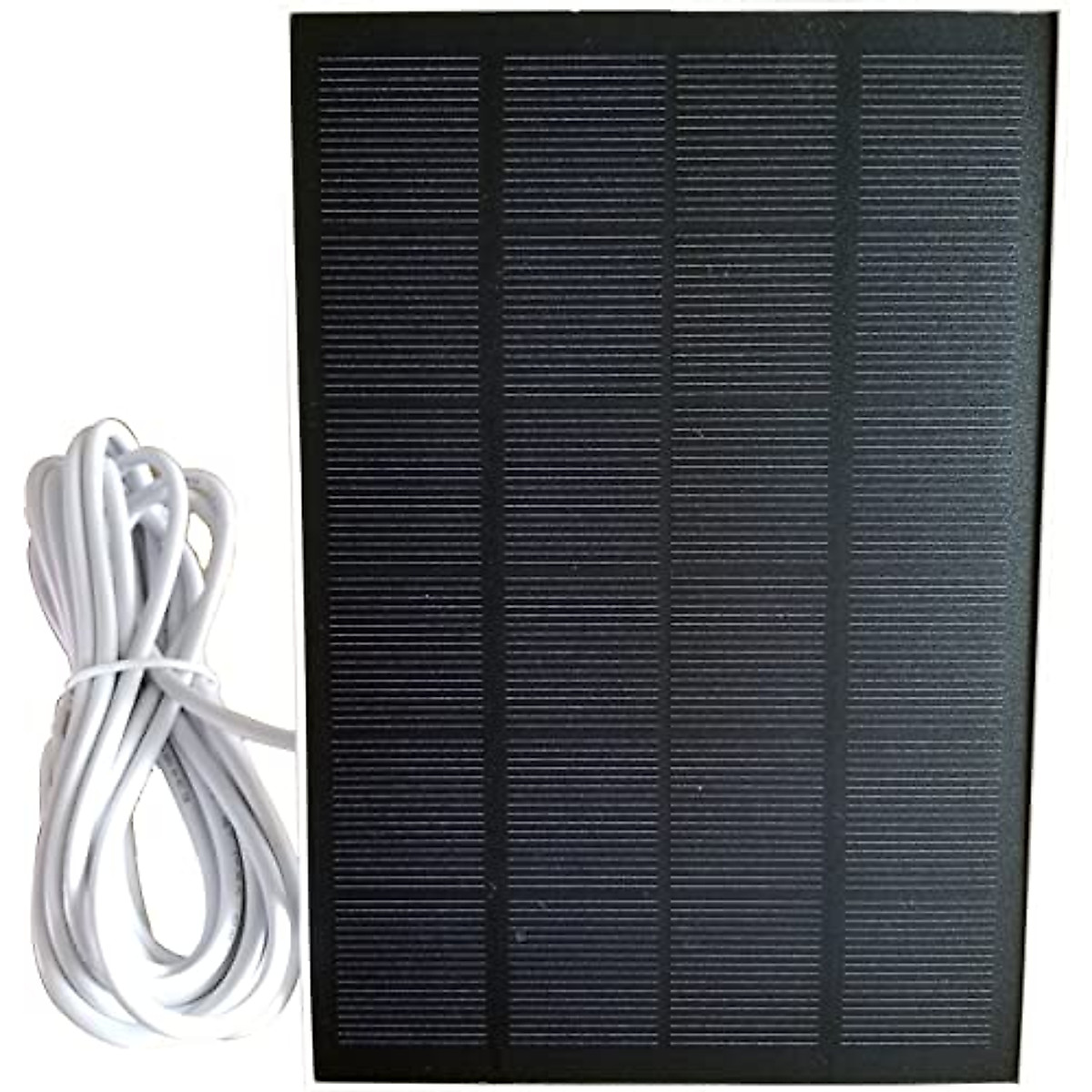 Solar Panel for Camera 3.3W Powered Surveillance Cam 10ft Charging Cable 5V microUSB Port