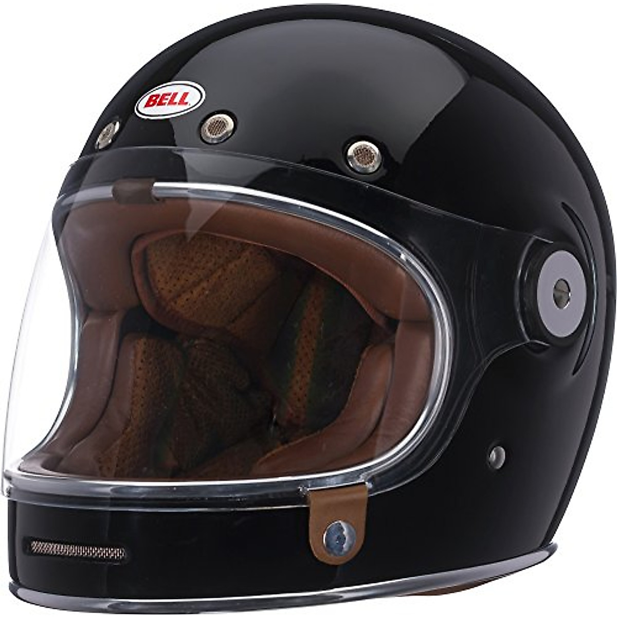 Bell Bullitt Full-Face Motorcycle Helmet (Solid Gloss Black, Medium)