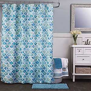 SKL Home by Saturday Knight Ltd. Ocean Watercolor Scales Hand Towel, Blue (2-Pack)