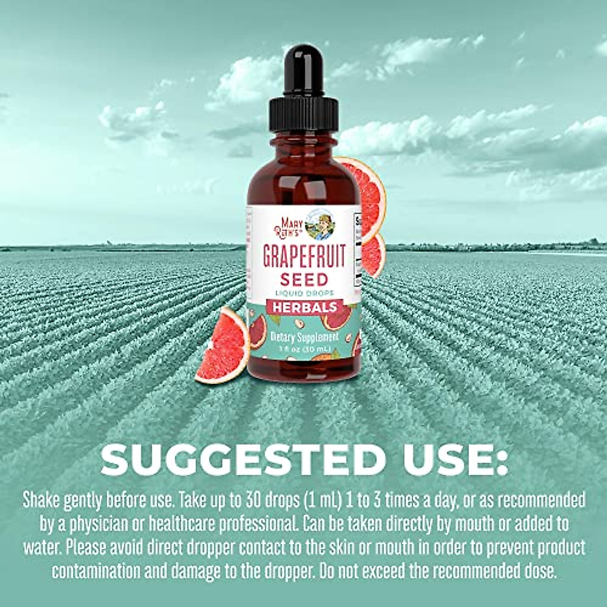 Grapefruit Seed Oil Drops & USDA Organic Oil of Oregano Liquid Drops Bundle by MaryRuth's | Herbal Supplement Liquid Drops | Immune Support | Digestive Health | Overall Health | Vegan