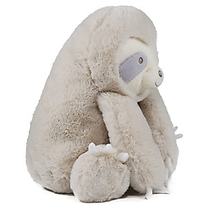 Ice King Bear Baby Sloth Stuffed Animal Plush Toy, 10 Inches, Cute Beige