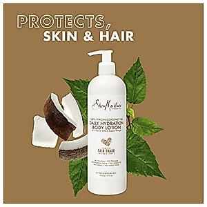 SheaMoisture Daily Hydration Body Lotion Moisturizer 100% Virgin Coconut Oil For All Skin Types Paraben Free 16 oz
