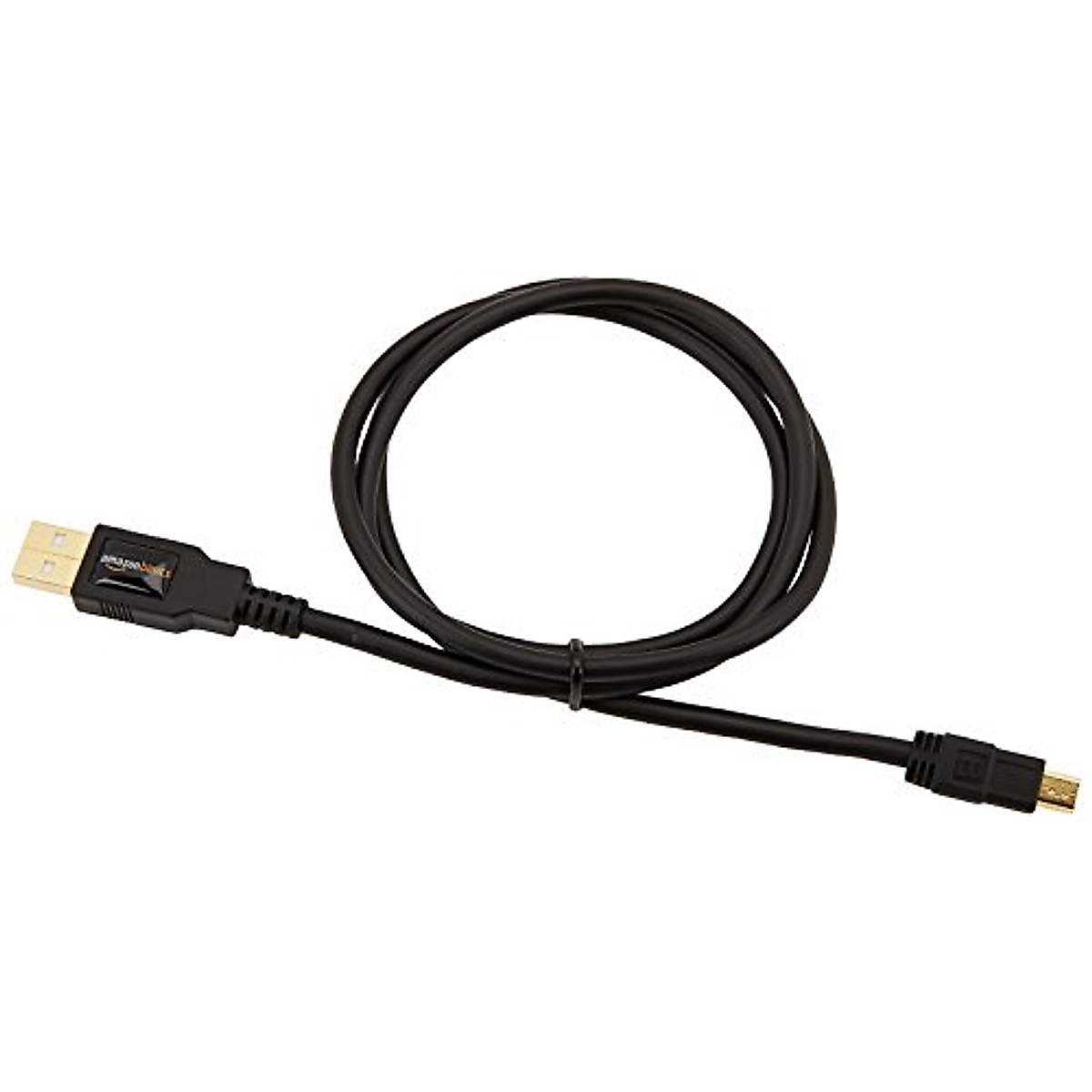 Amazon Basics USB 2.0 Charger Cable - A-Male to Mini-B Cord - 3 Feet (0.9 Meters) for Personal Computer.