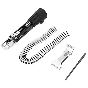 Fafeicy 3pcs Woodwork Automatic Nail Gun Adapter, Electric Drill Chain Attachment Set, 502g, Impact Driver