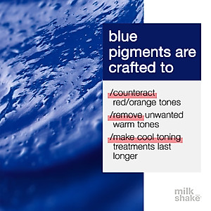 milk_shake Cold Brunette Blue Conditioner for Brunettes with Special Blue Pigments for Light Brown or Dark Blonde Hair - 8.4 Fl Oz (250 ml)