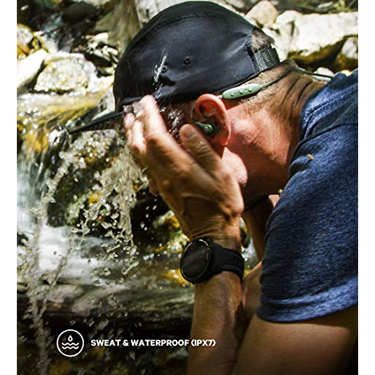 Jaybird X4 Wireless Bluetooth Headphones for Sport Fitness and Running, Compatible with iOS and Android Smartphones: Sweatproof and Waterproof - Black Metallic/Flash (Renewed)