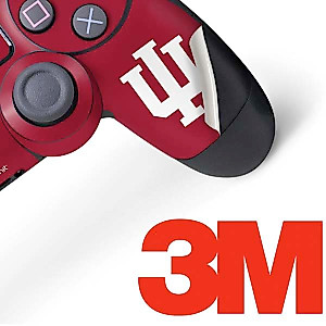 Skinit Decal Gaming Skin Compatible with PS4 Controller - Officially Licensed Indiana University IU Hoosiers Design