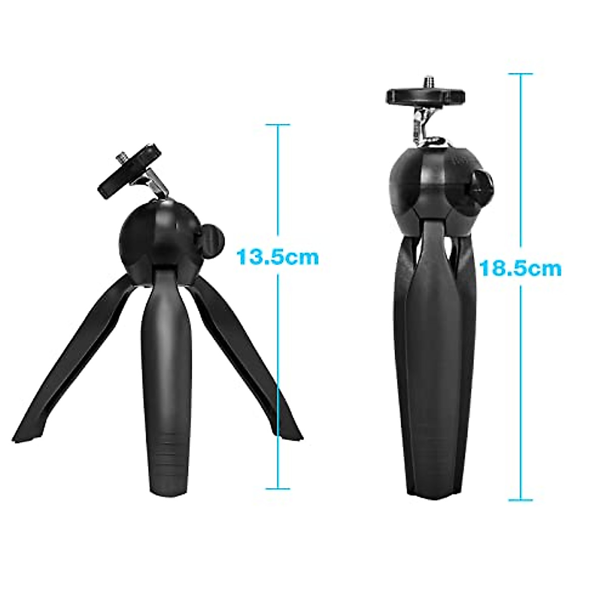 FunFlix Mini Projector DesktopTripod Compatible with Most Mini Projector： DBPOWER, Anker, DR,etc. Projector Stand with 360°Ball Head, Digital Camera Projectors