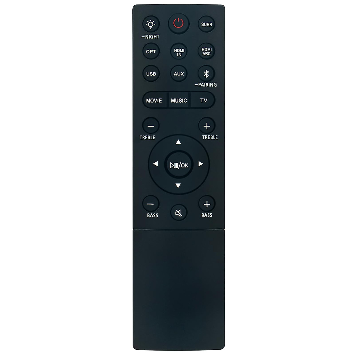 Replacement Remote Control Commander Compatible with TCL TS8212 TS8132 TS8111 Alto 8i Dolby Atmos Sound Bar Soundbar Home Theater System