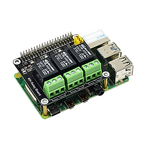 Ingcool Compatible with Raspberry Pi Expansion Board Power Relay Module Kits for Raspberry Pi 4B/3B+/3B/2B/ A+/B+ 5A 250V AC/ 5A 30V DV