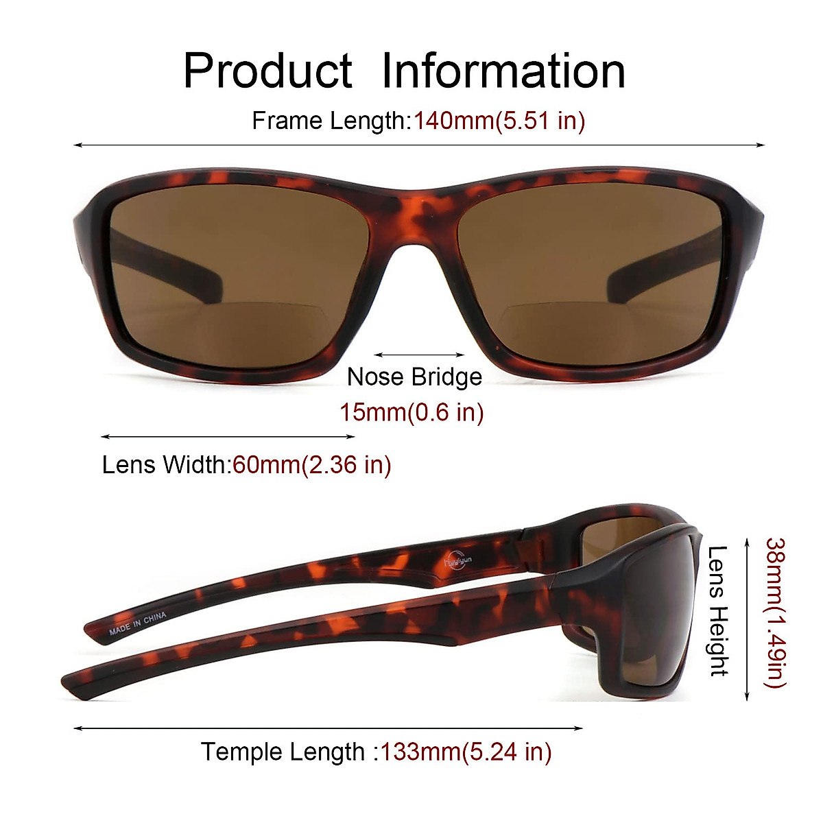 Hyyiyun Bifocal Sunglasses for Men and Women,3 Pack Outdoor Sports Sun Readers UV Protection 2.25 X