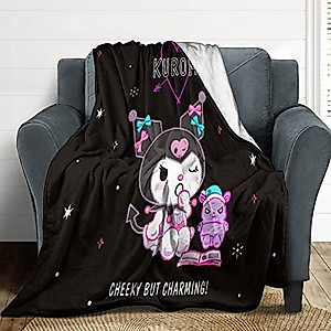 Blanket Anime Throw Cartoon Blankets Ultra Soft Flannel Bed Throws Suitable for All Seasons Warm Home Decor for Sofa Couch Chair Bedroom 40"x50"