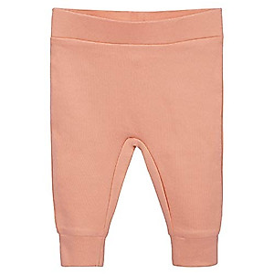 Gerber Baby Girls 2-Pack Pants, Orange/black, 0-3 Months