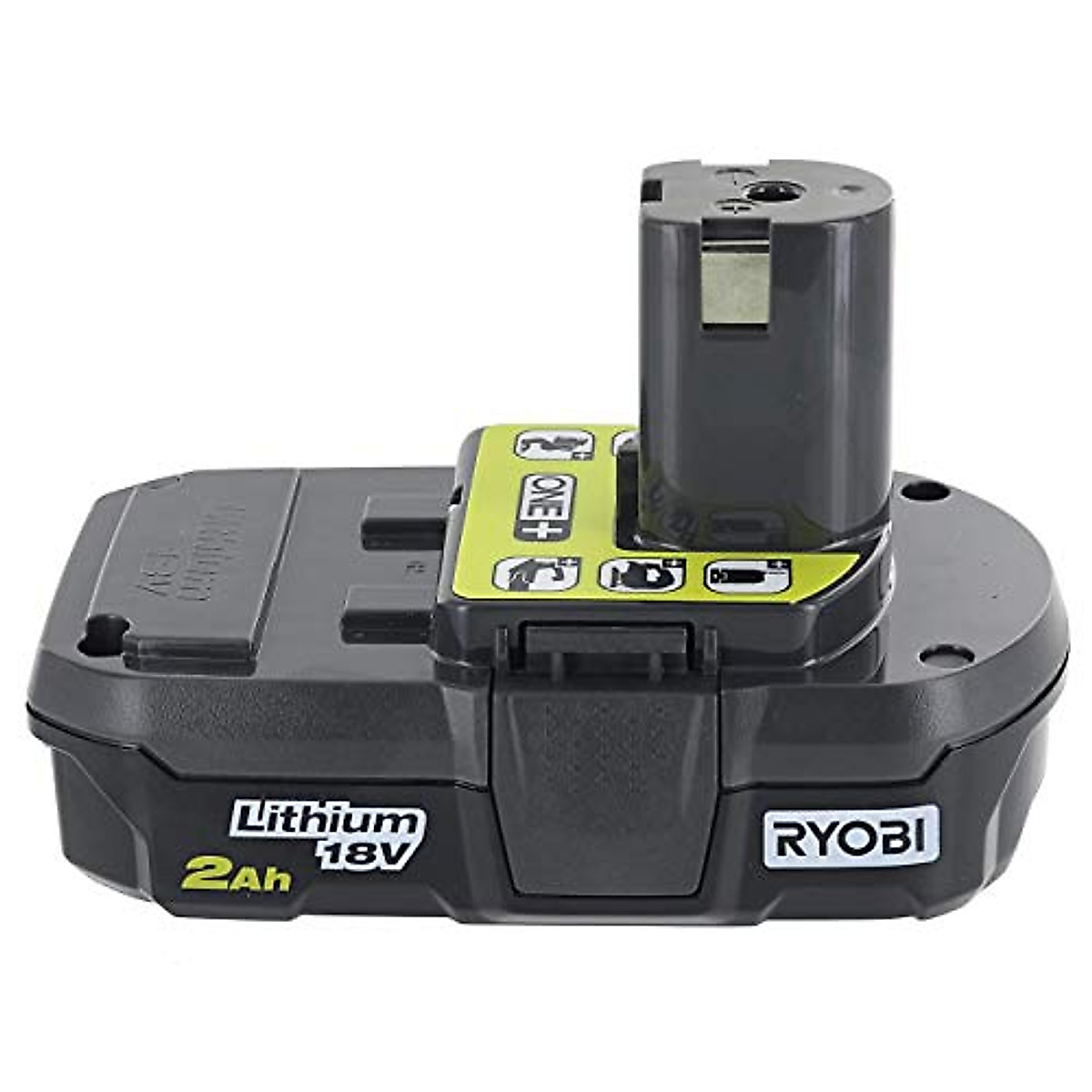 Ryobi P190 2.0 Amp Hour Compact 18V Lithium Ion Battery w/ Cold Weather Performance and (Charger Not Included / Battery Only)