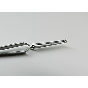 Lock Pinning Cross Locking Tweezers - Stainless Steel, Wire Holding tweezer self-locking for Locksmith and Rekeying Kit, Locksmith Tools, Metal Tweezers for Lock Pinning on a Pinning Mat for Locksmith