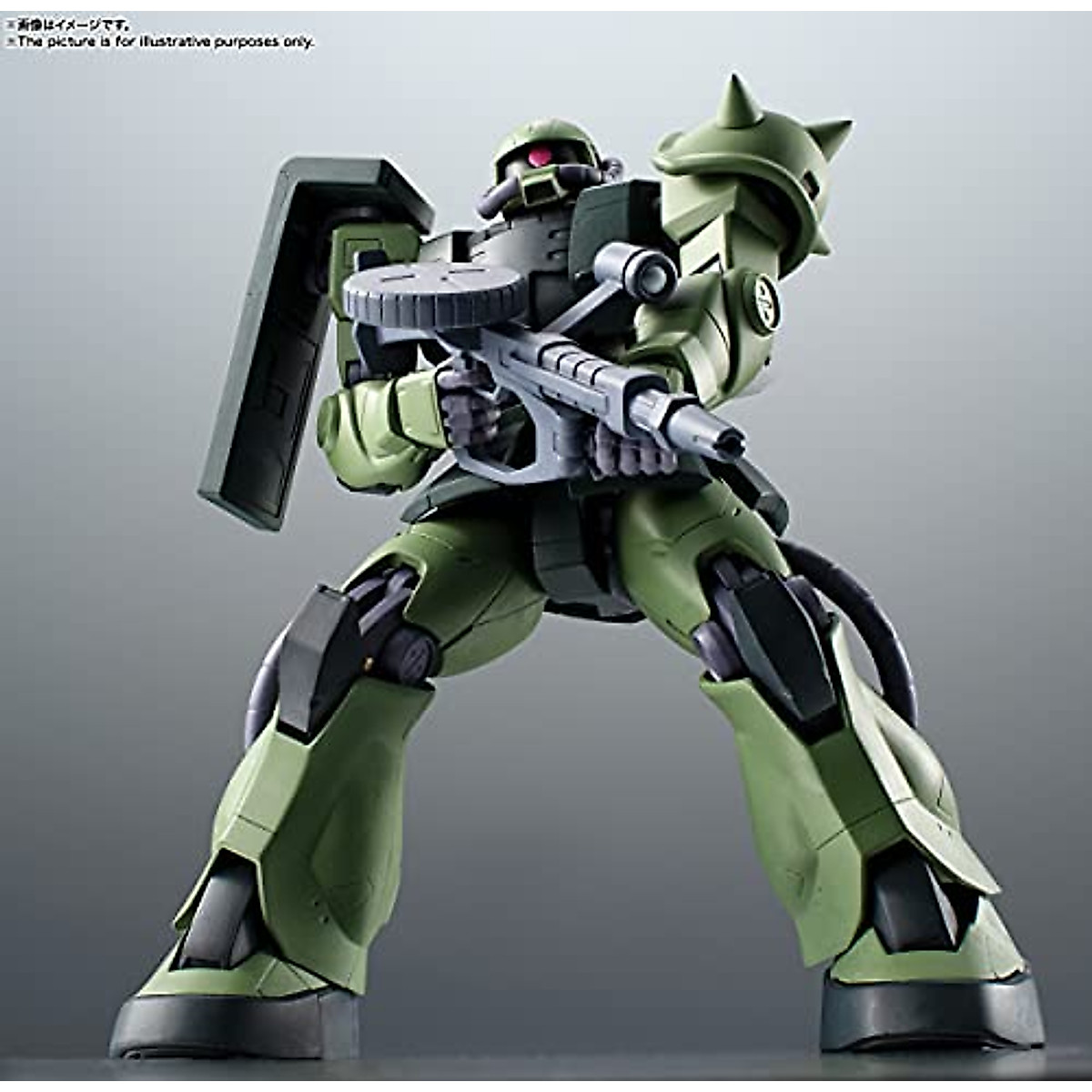 TAMASHII NATIONS - Mobile Suit Gundam The 08th MS Team - MS-06JC ZAKU II Type JC Version A.N.I.M.E., Bandai Spirits The Robot Spirits Collectible